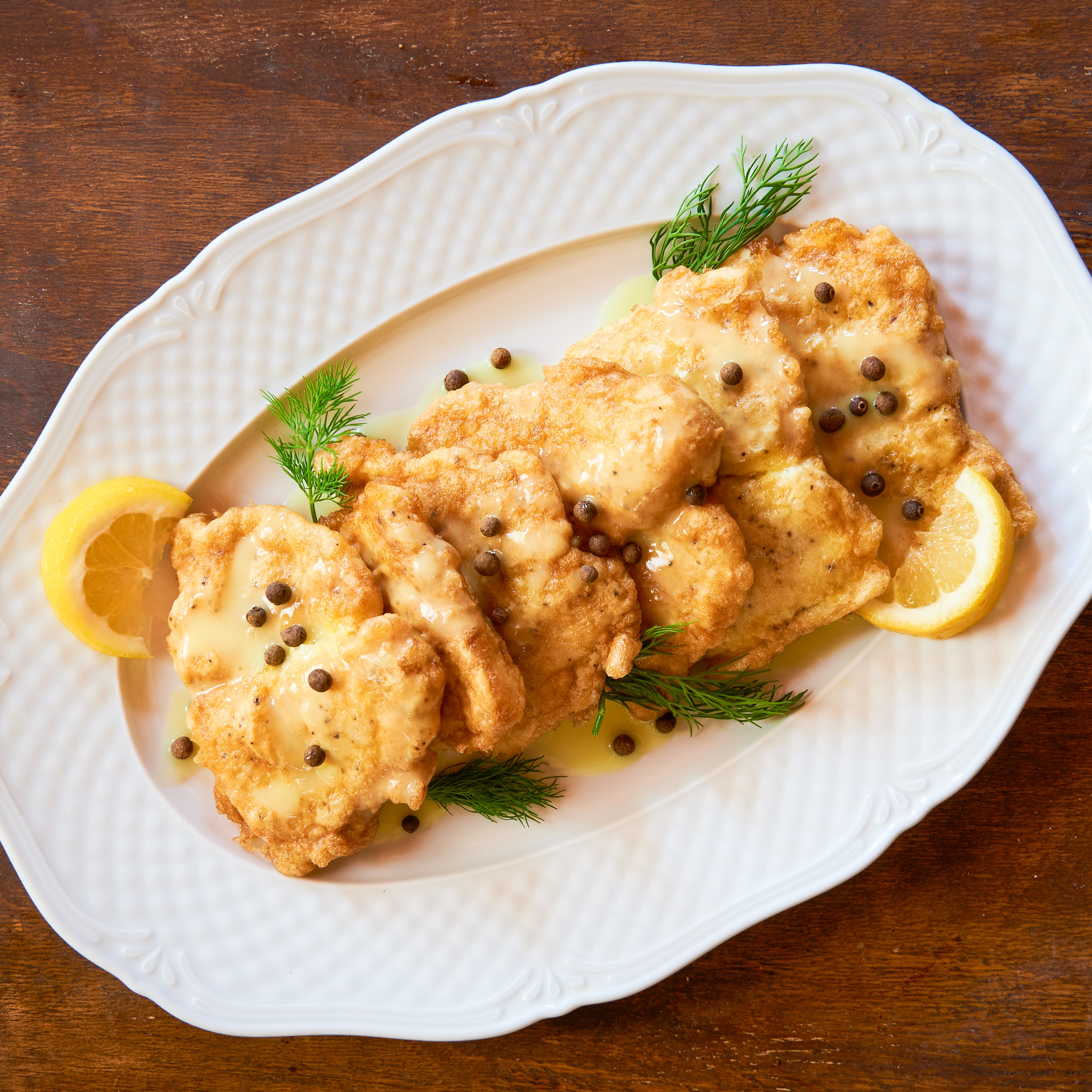 Fish Fillet in Lemon Sauce – Piast Catering